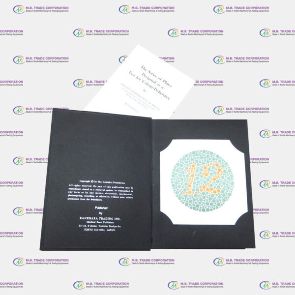 Ishihara Test Chart Book for Color Deficiency
